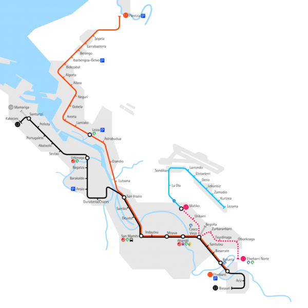Metro de Bilbao: presente, pasado y futuro - Trenvista