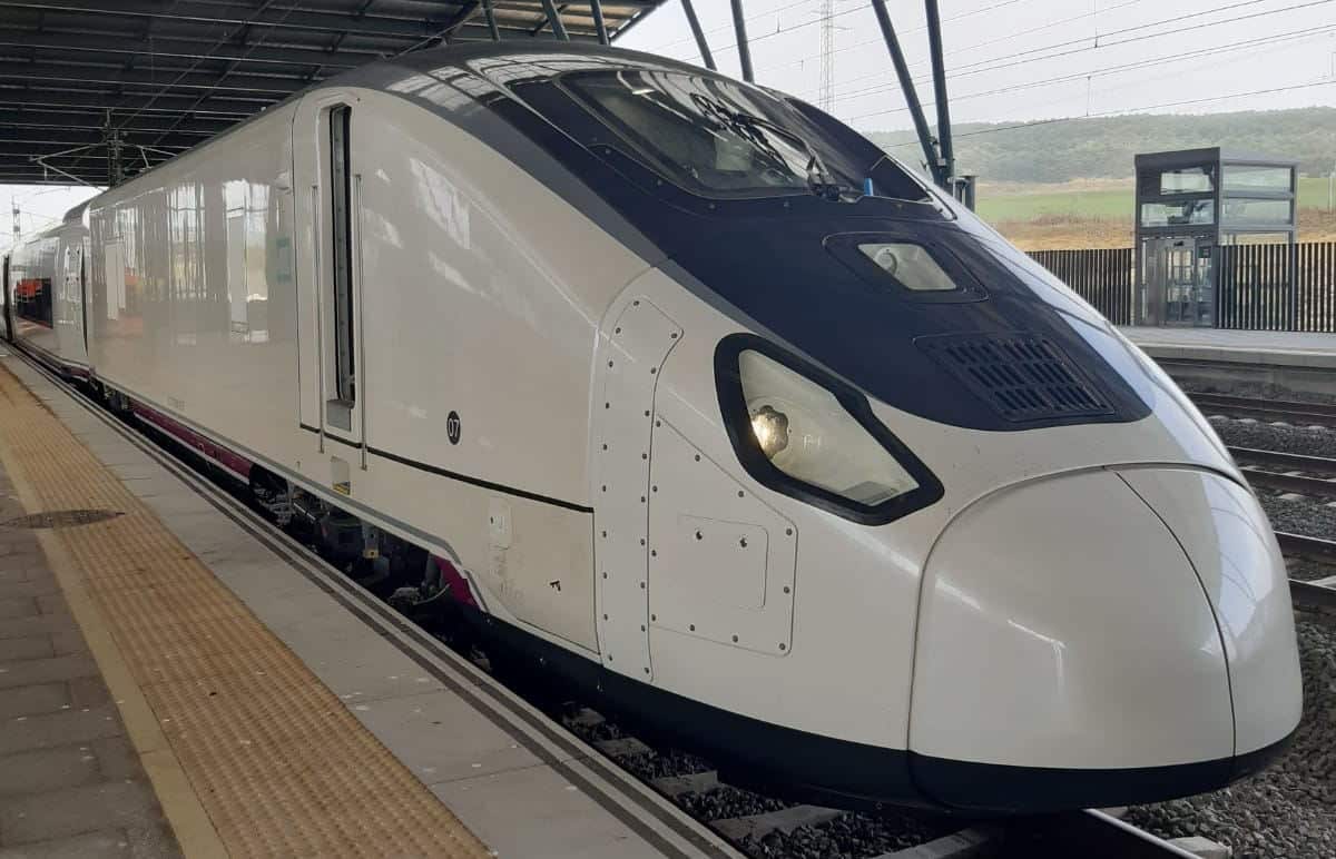 Talgo inicia las pruebas del Avril a 360 km/h en Burgos