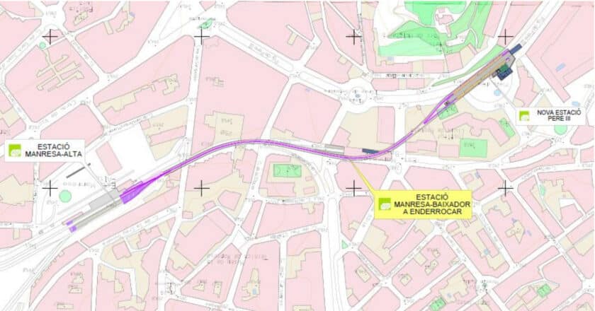 FGC ampliará la R5 y R50 a la Plaça de Espanya de Manresa