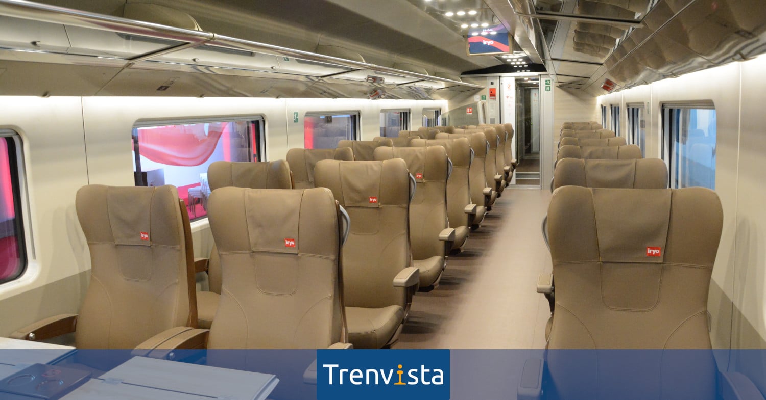 Interior de los trenes de la serie 109 "Frecciarossa 1000" - Trenvista