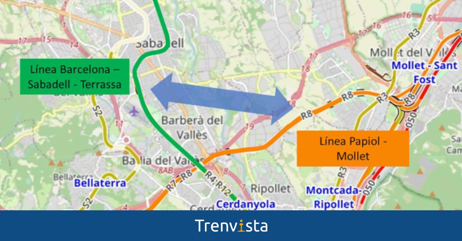 El MITMA licita un estudio informativo para conectar las líneas R4 y R8