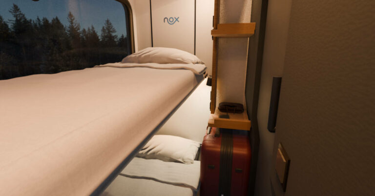 Startup Nox announces night train network with new cabin concept